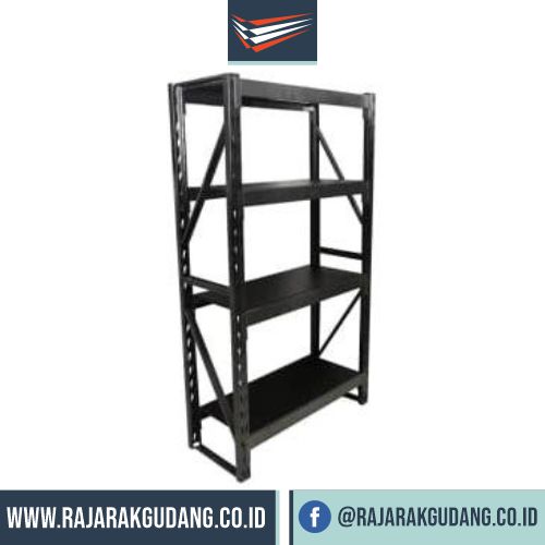 Rak Besi 4 Tingkat 104x43x183 Cm – Tactix – Kekuatan 500Kg / Level ...