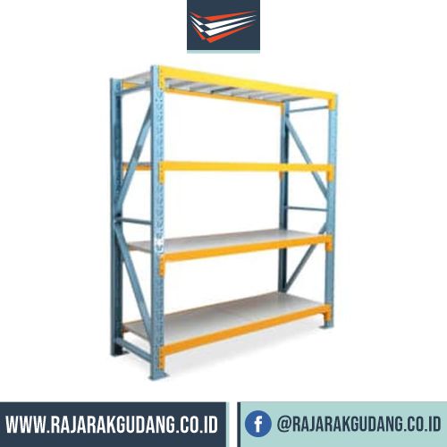 Rak Besi Medium Duty 4 Tingkat – Krisbow – Kekuatan 500Kg / Level - RAK ...