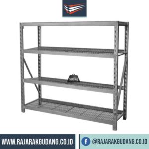 RAK GUDANG KRISBOW - RAK GUDANG BESI SUSUN SIKU LUBANG - RAK GUDANG ...