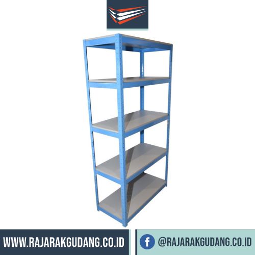 Rak Gudang 5 Tingkat Light Duty Biru – Krisbow - RAK GUDANG BESI SUSUN ...