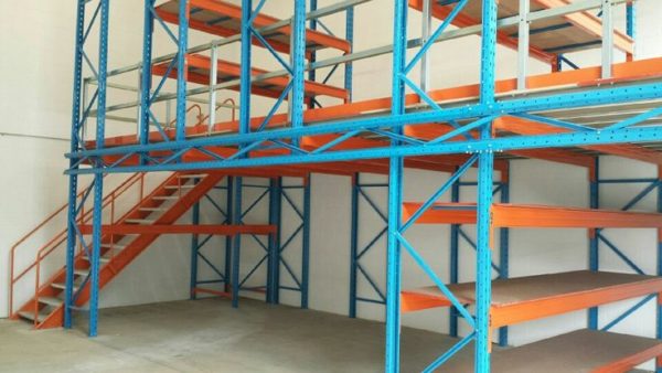 Industrial Warehouse Mezzanine Pallet Floor Racking System - RAK GUDANG ...