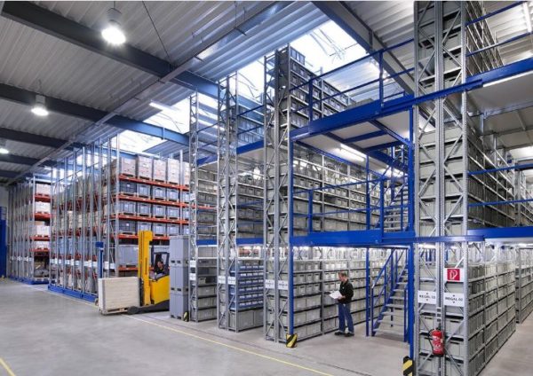 MULTI TIER RACKING SYSTEM - RAK GUDANG BESI SUSUN SIKU LUBANG - RAK ...