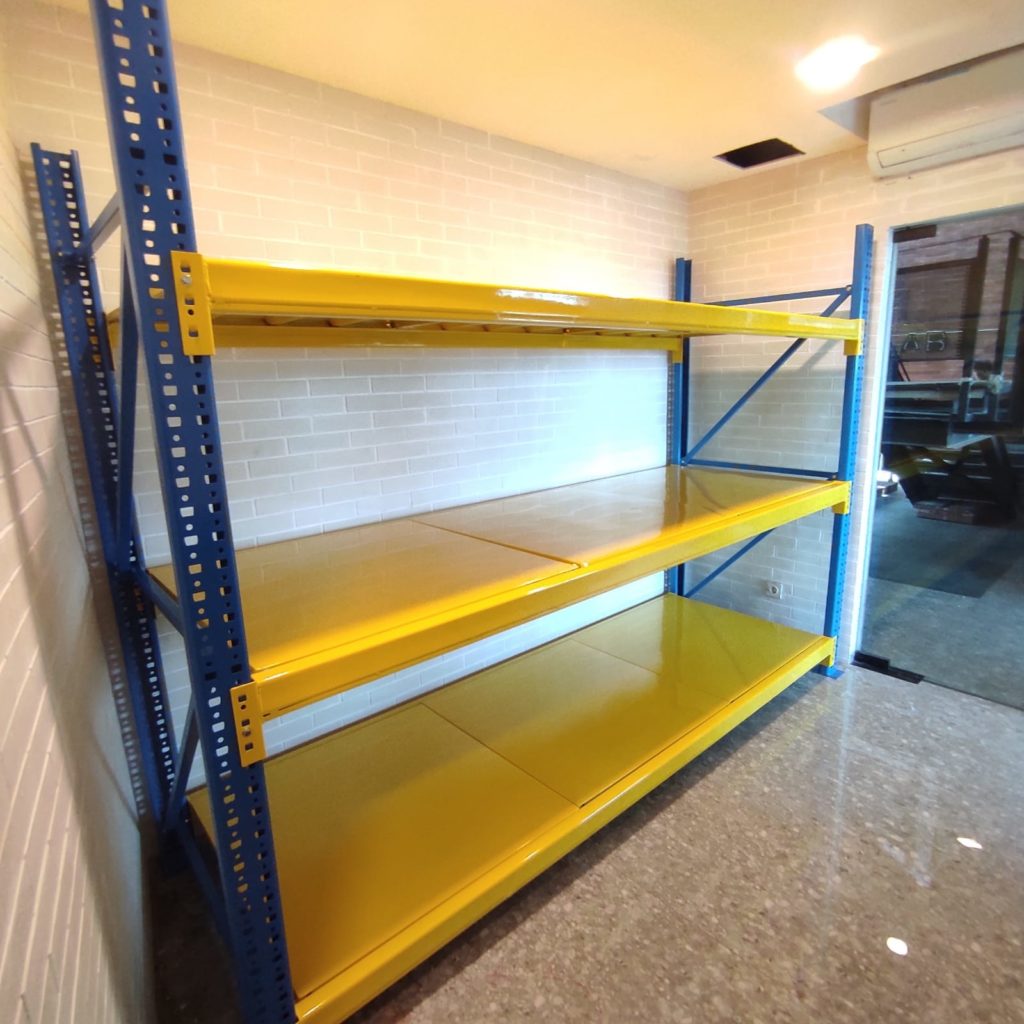 RAK BESI GUDANG BESAR / HEAVY DUTY TIPE AZ-1000, KIRIM KE CURUG, KELAPA ...