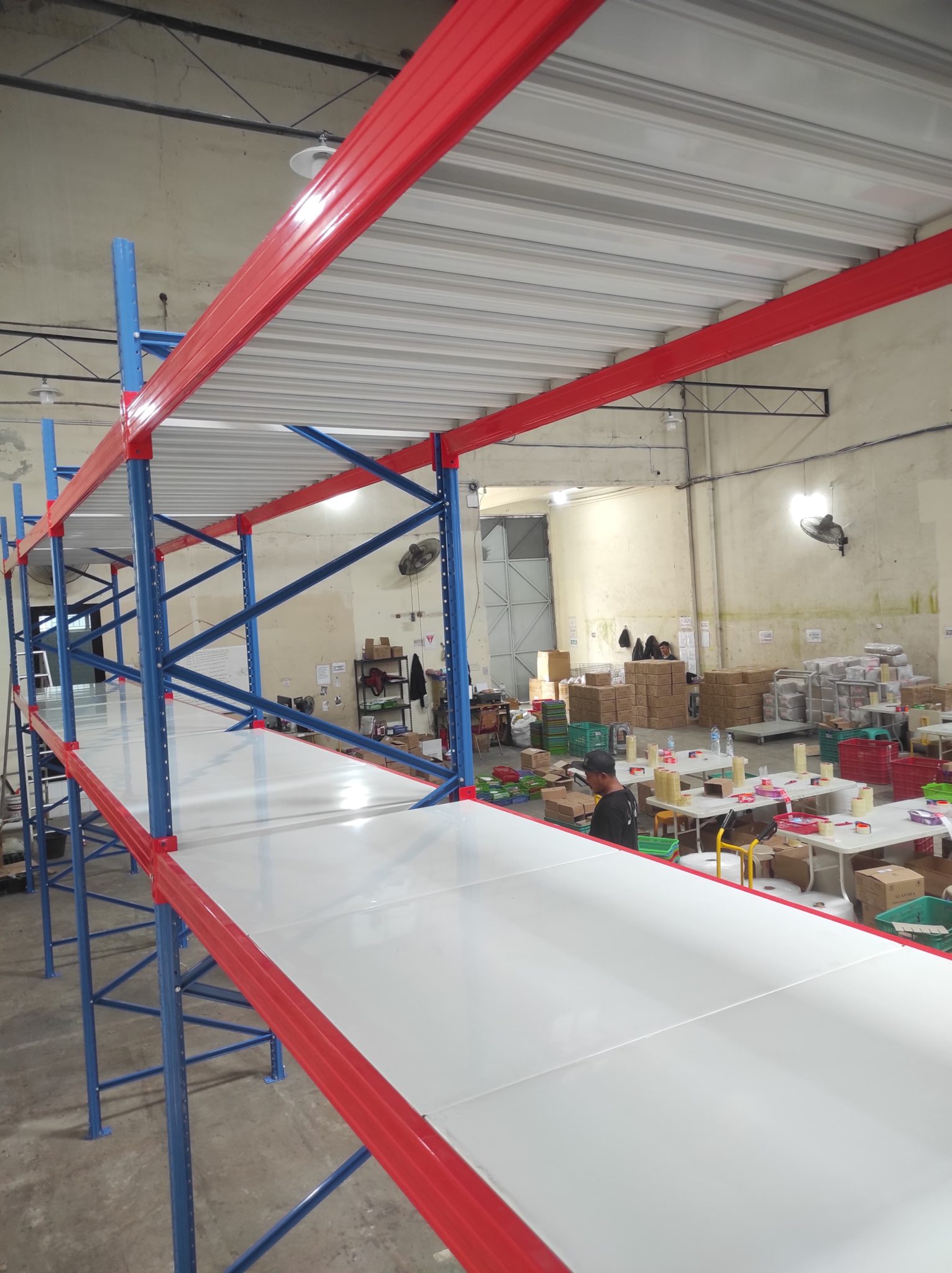 RAK GUDANG HEAVY DUTY TIPE RR-1000 DI PENJARINGAN JAKARTA UTARA