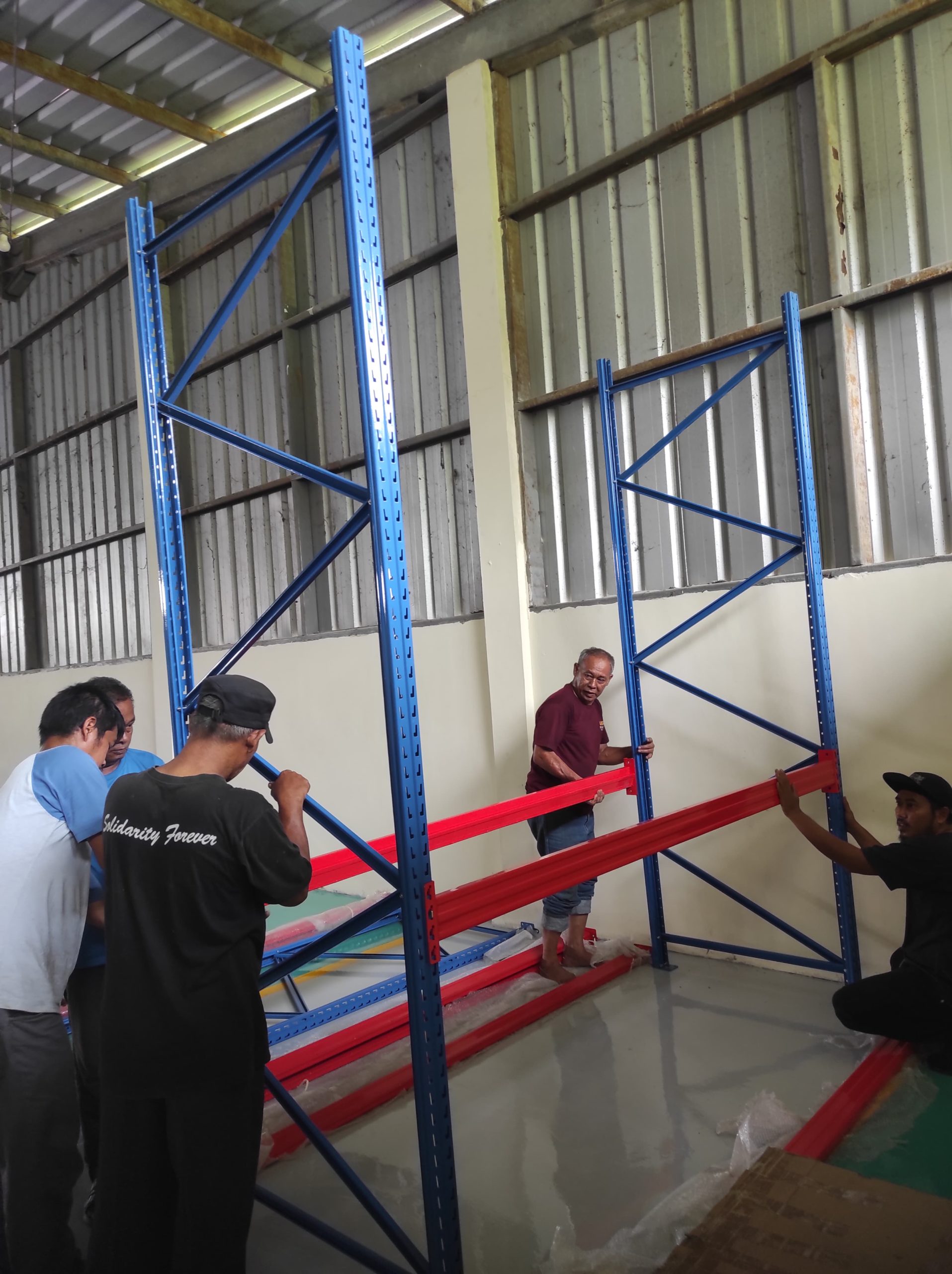 RAK GUDANG HEAVY DUTY TIPE RR-1000 DI PERTAMINA INDRAMAYU - RAK GUDANG ...