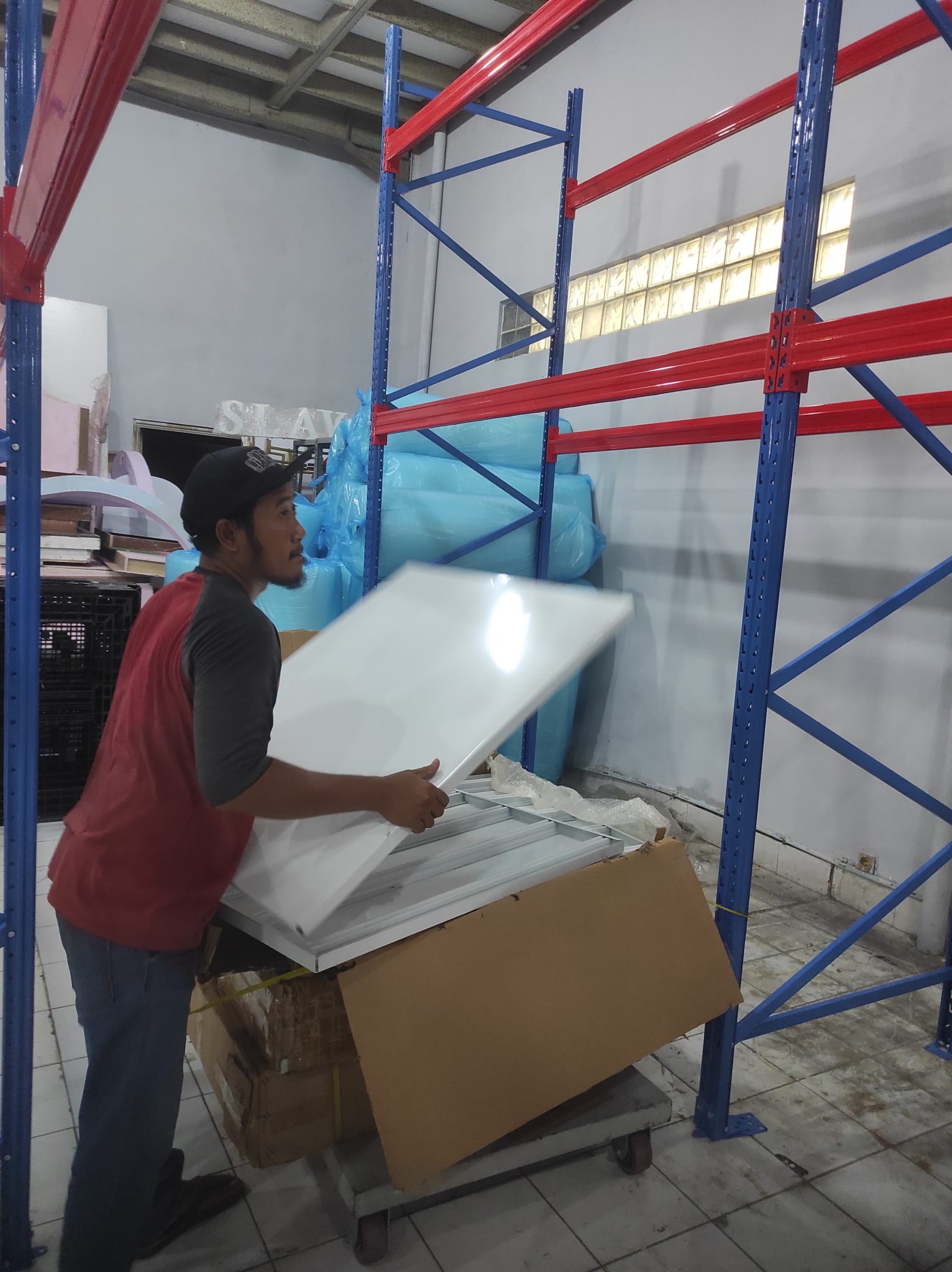 RAK GUDANG HEAVY DUTY / RAK WAREHOUSE BESAR TIPE RR-1000 PIK JAKARTA UTARA