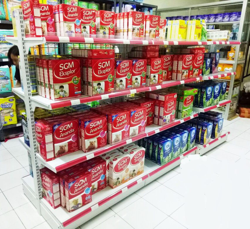 RAK MINIMARKET GONDOLA DISPLAY TOKO SWALAYAN TIPE RR-150